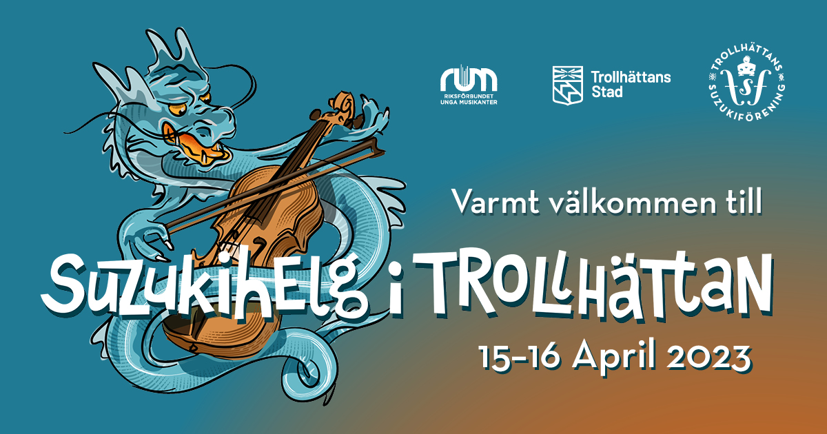 Välkomna på Suzukihelg i Trollhättan 15-16 april 2023 - Trollhättans Suzukiförening